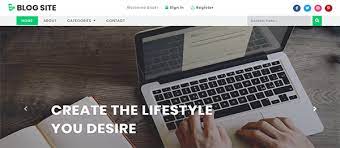 Responsive Blog site